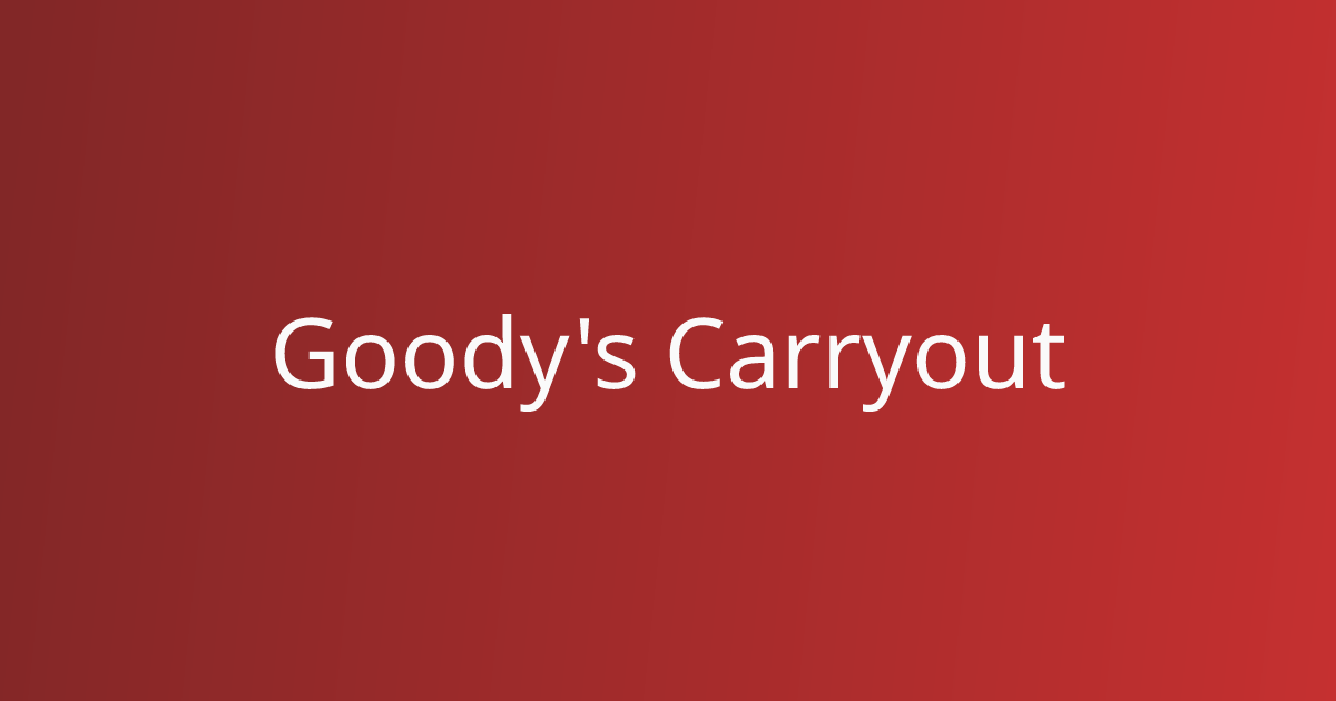 Order Authentic Chinese Online | Goody's Carryout - Pickup or Delivery ...